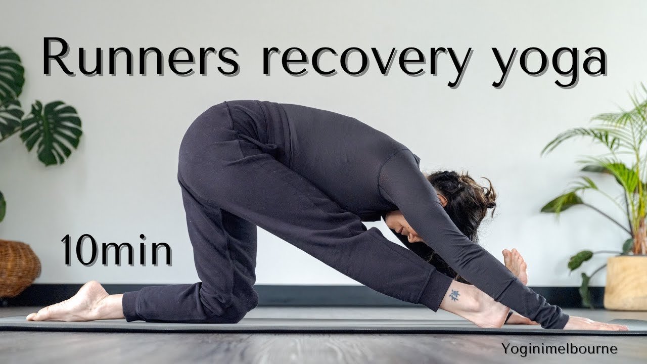 10-minute Yoga for runners recovery | cool down & stretch | release ...