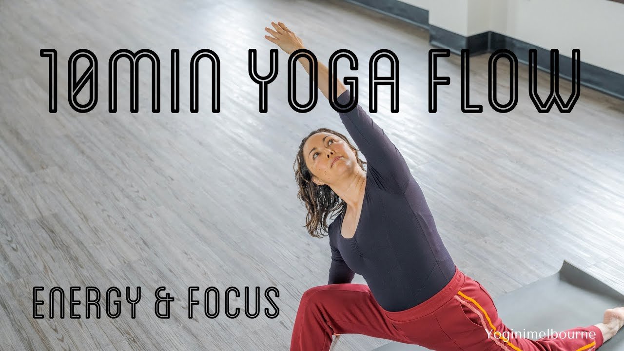 10minute yoga flow to energise & focus | movement break - Beyond Bend
