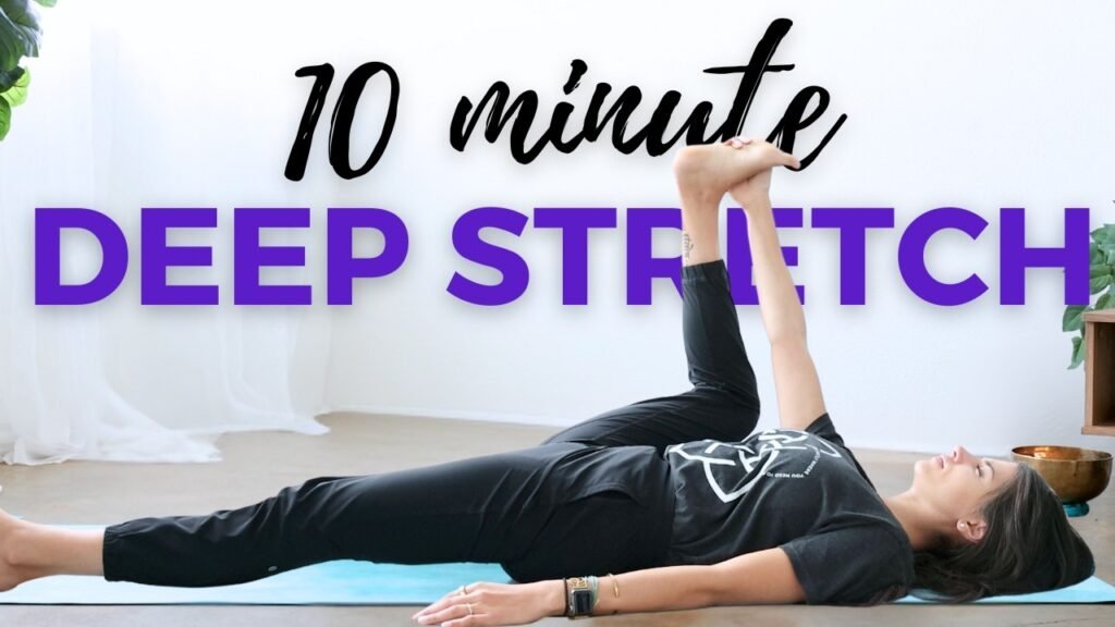 10 min Full Body Deep Stretch | Relaxing Yin Yoga on your Back - Beyond ...