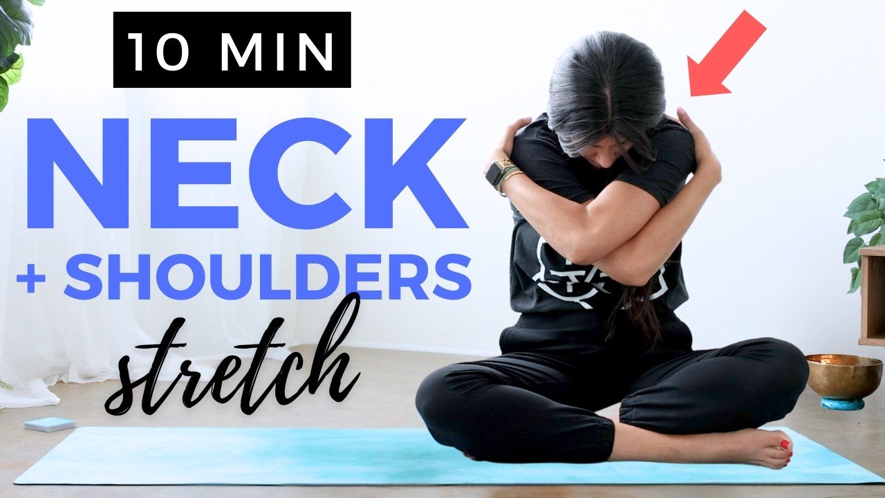 10 min Yoga for Neck Pain & Upper Back Knots - Beyond Bend