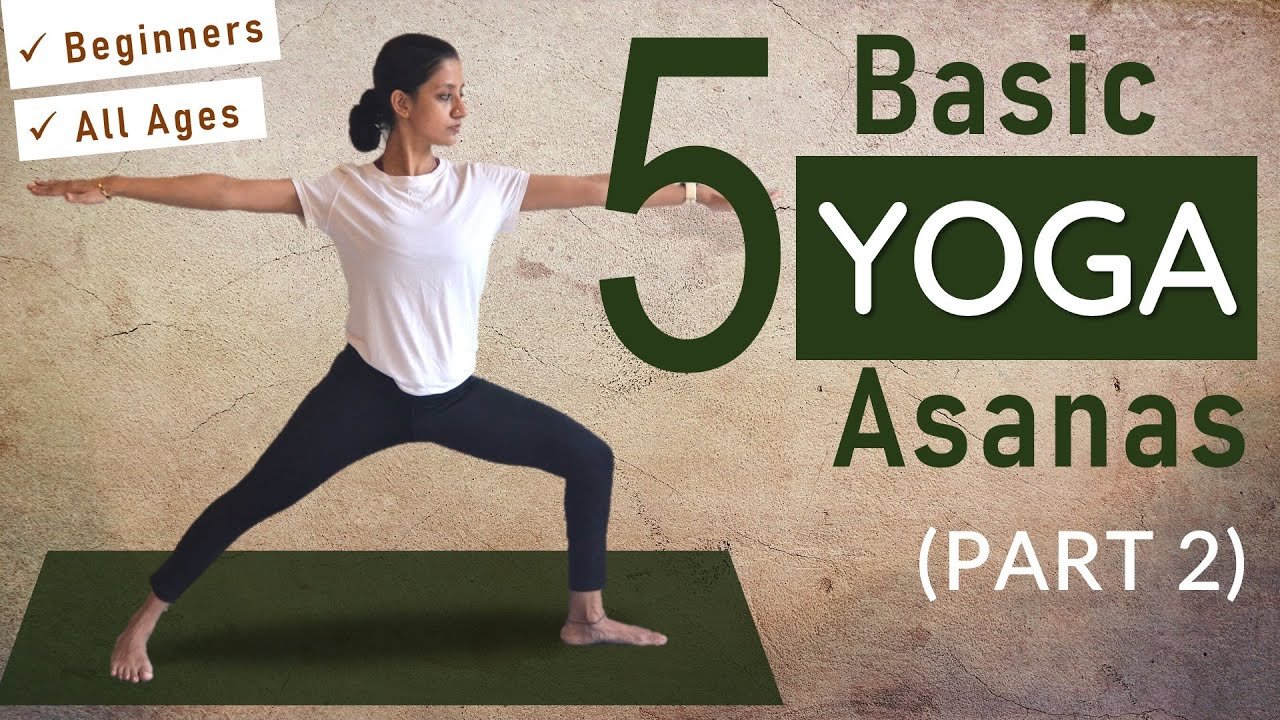 Basic Yoga Asanas For Good Health Part 2 For Beginners And All Age